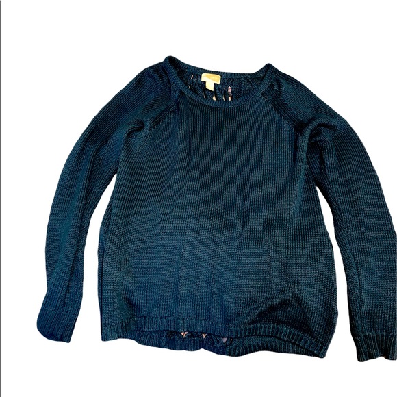 Forever 21 | Sweaters | Dark Blue Sweater With Open Back | Poshmark